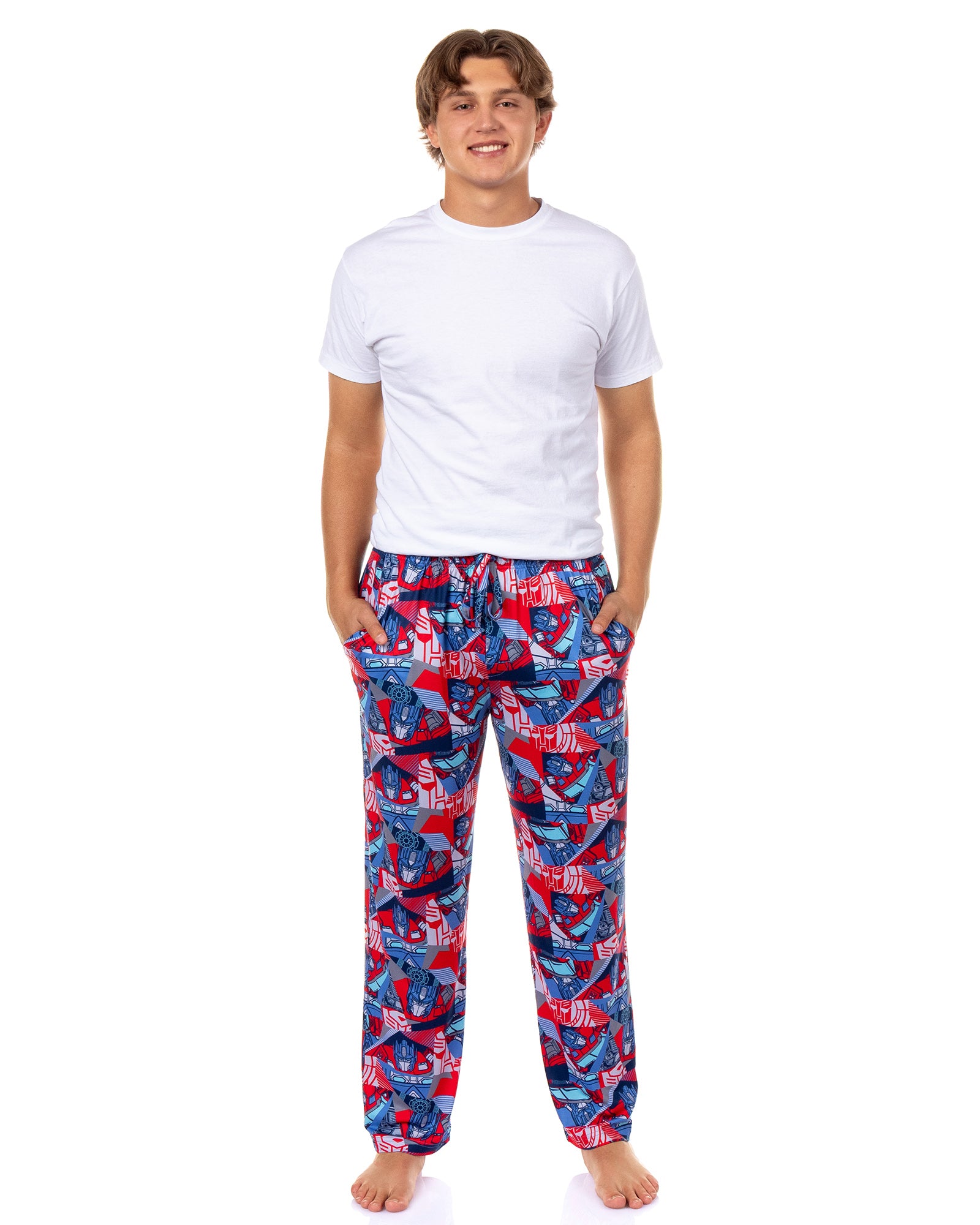 Transformers Optimus Prime Pajamas Men's Autobots Lounge Sleep Pants ...