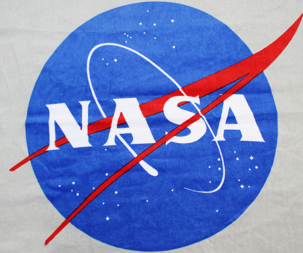 NASA Meatball Logo Terry Beach Towel Space Agency – PJammy