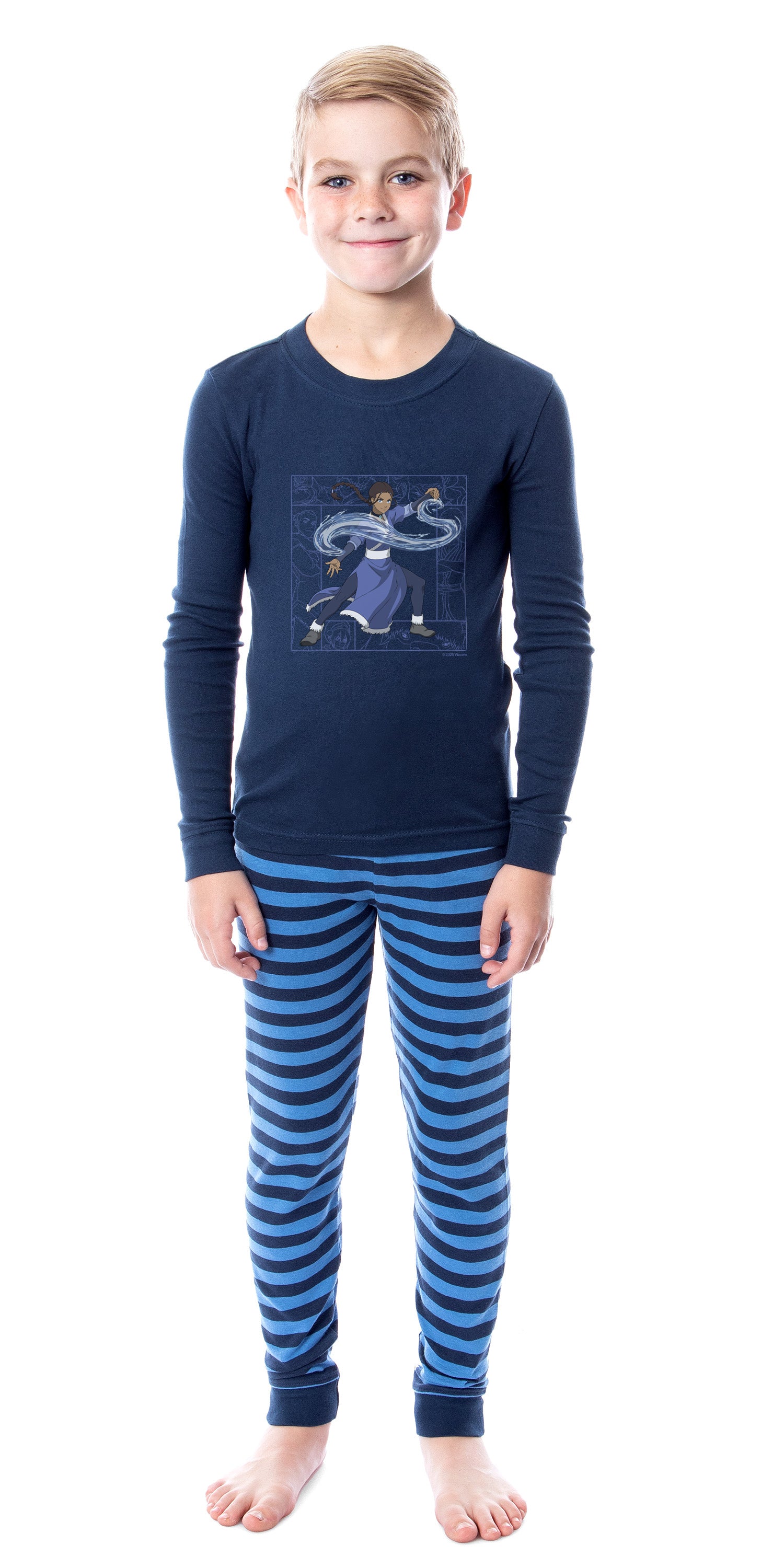 Avatar: The Last Airbender Katara 2 Piece Long Sleeve Pajama Set – PJammy