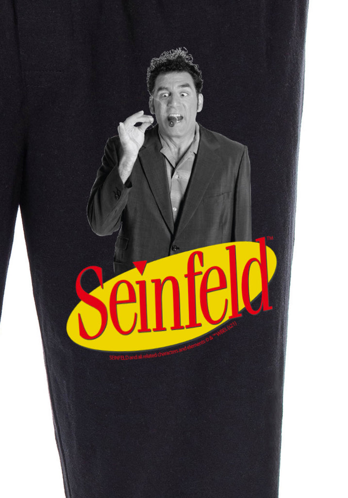 Seinfeld TV Series Men's Kramer And Classic Logo Loungewear Pajama Pan ...